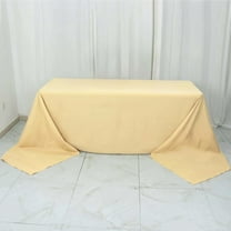 Efavormart 90x156" Seamless Premium IVORY 200 GSM Linens Polyester ...