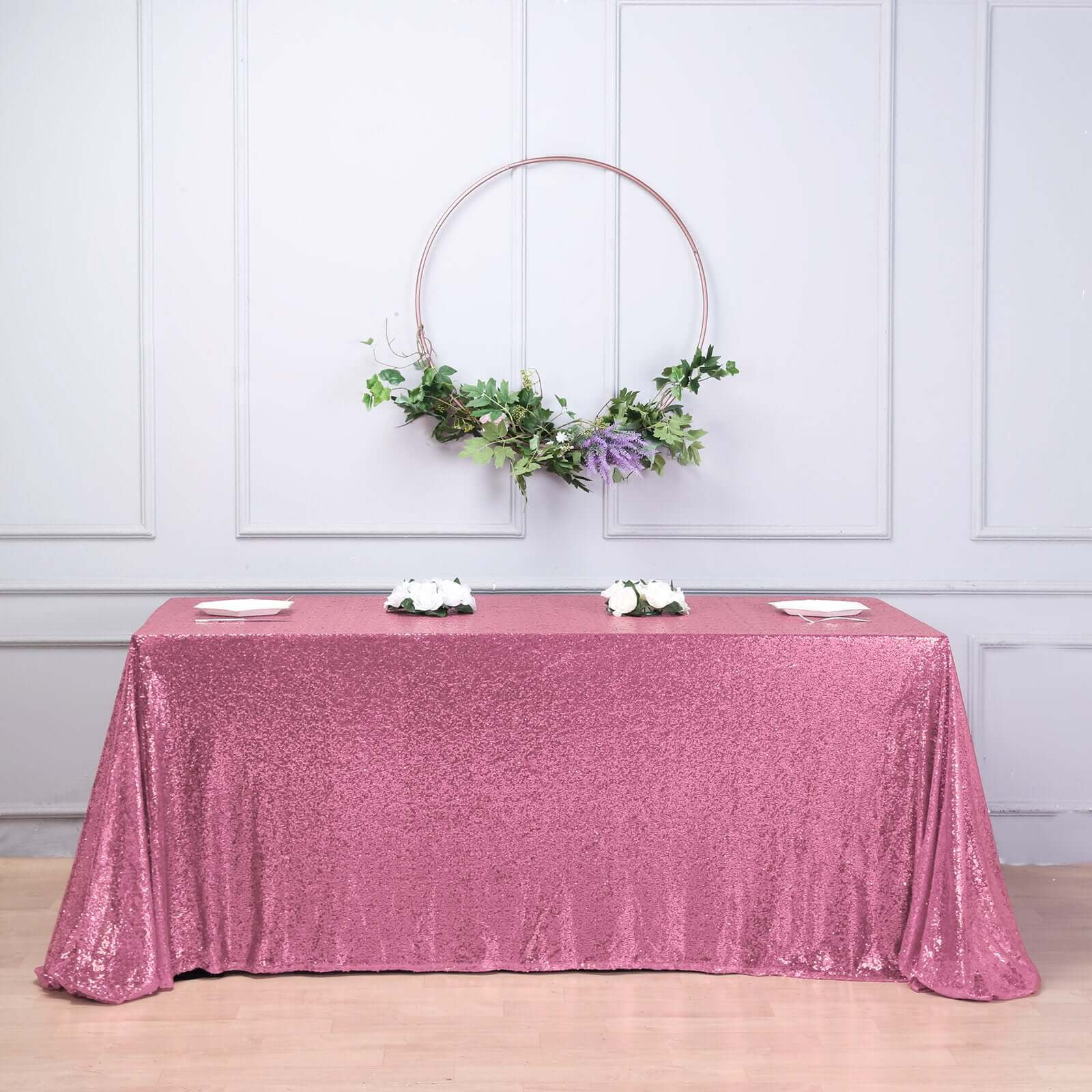 Efavormart 90x156" Wholesale Rectangle Table Cover Premium Sparkly ...