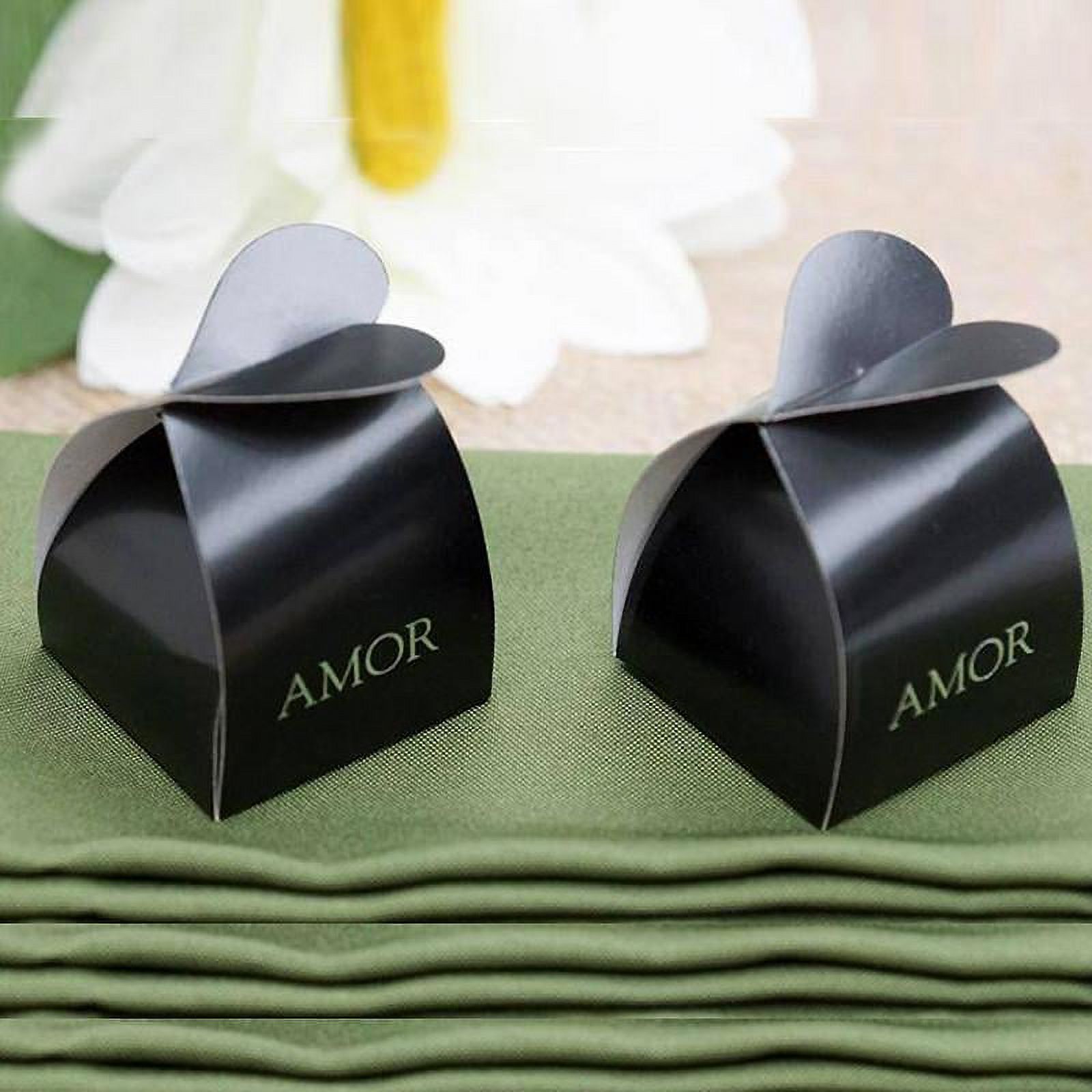 Efavormart Black Amor Favor Box for Candy Treat Gift Wrap Box Party ...