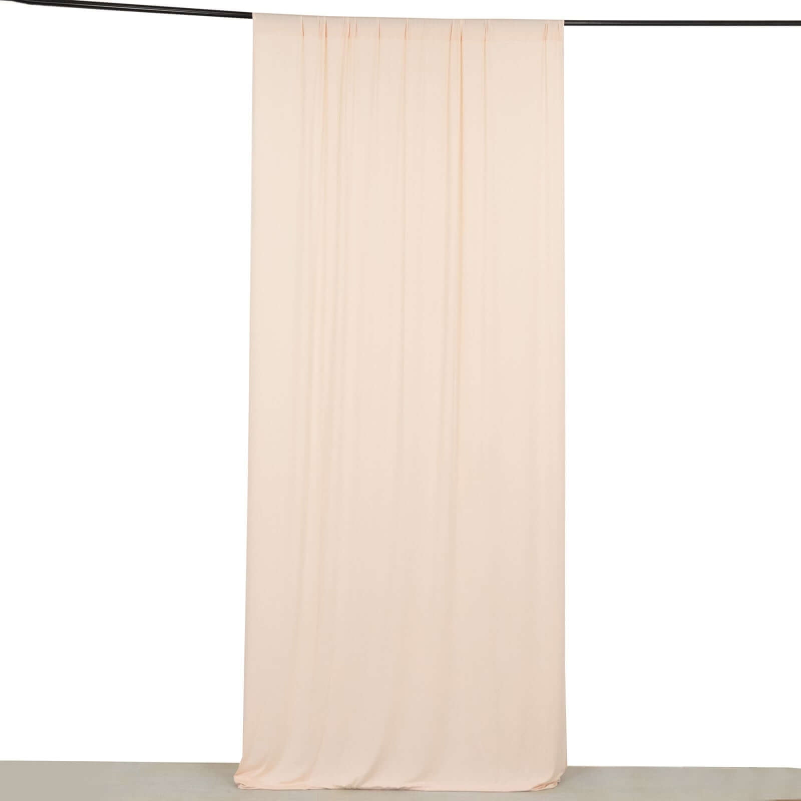 Efavormart Blush 4-Way Stretch Spandex Drapery Panel with Rod Pockets ...