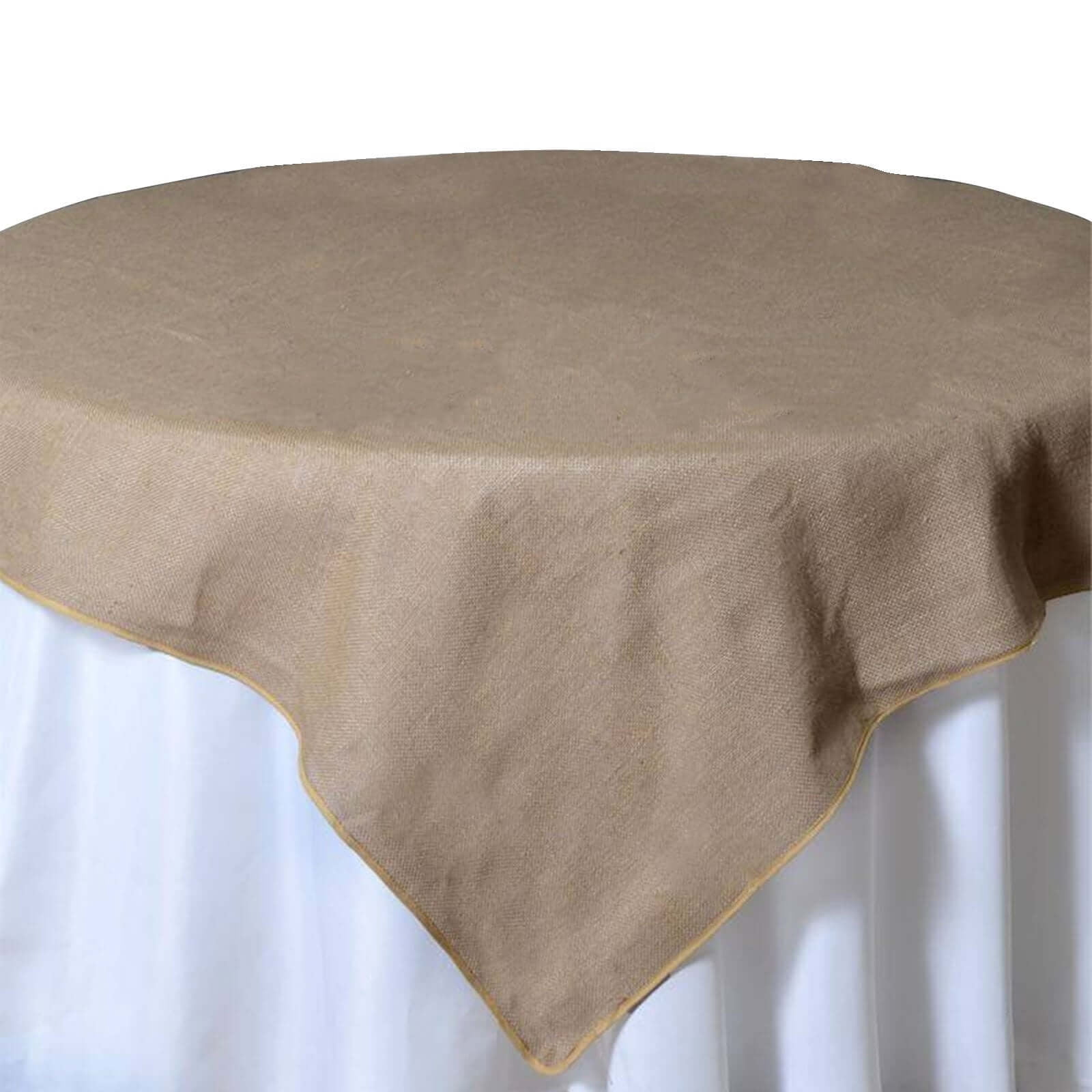 Efavormart CHAMBURY CASA Fine Rustic Burlap Tablecloth/Square ...