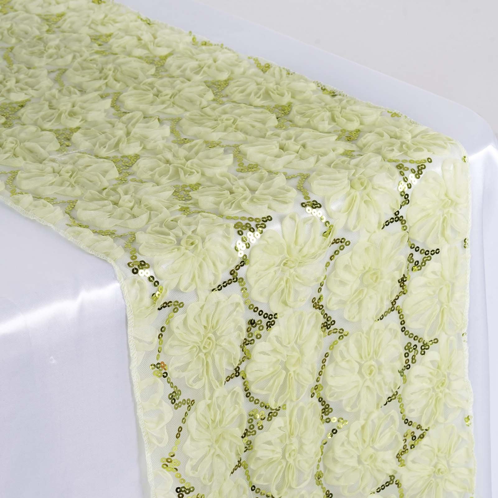 Efavormart 14"x48" Green Preserved Moss Table Runner with Fishnet Grid ...