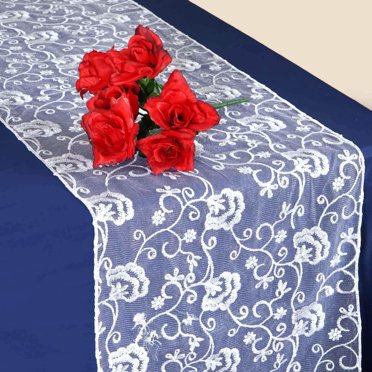Efavormart SAGE GREEN Premium Polyester Table Top Runner For Weddings ...