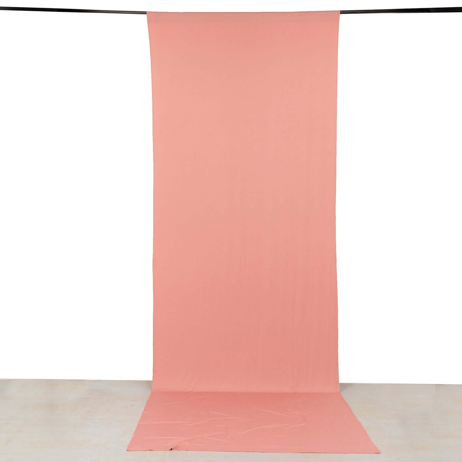 Efavormart Dusty Rose 4-Way Stretch Spandex Drapery Panel with Rod ...