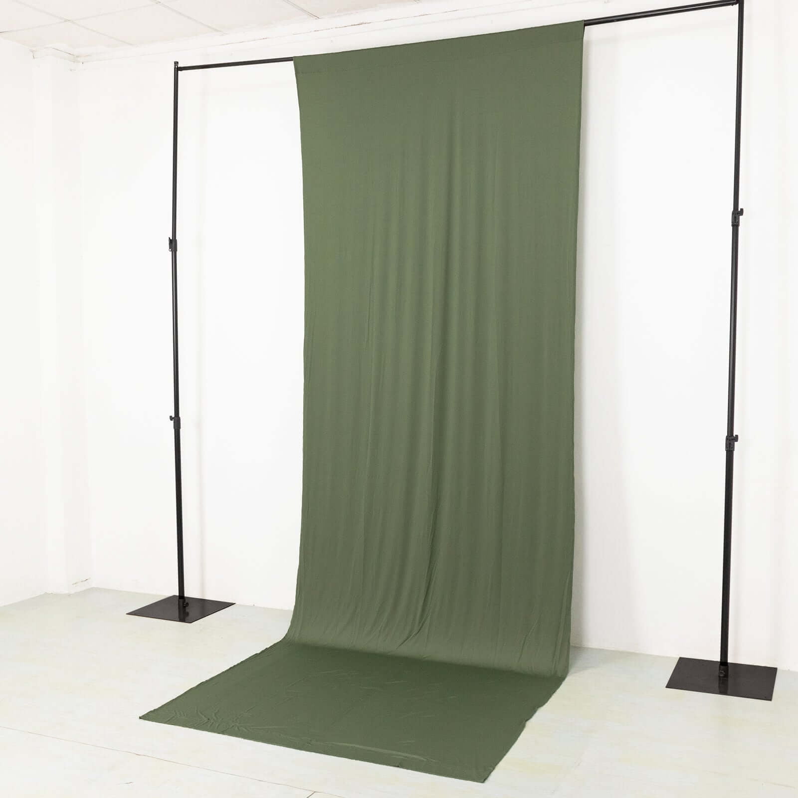 Efavormart Dusty Sage Green 4-Way Stretch Spandex Drapery Panel with ...