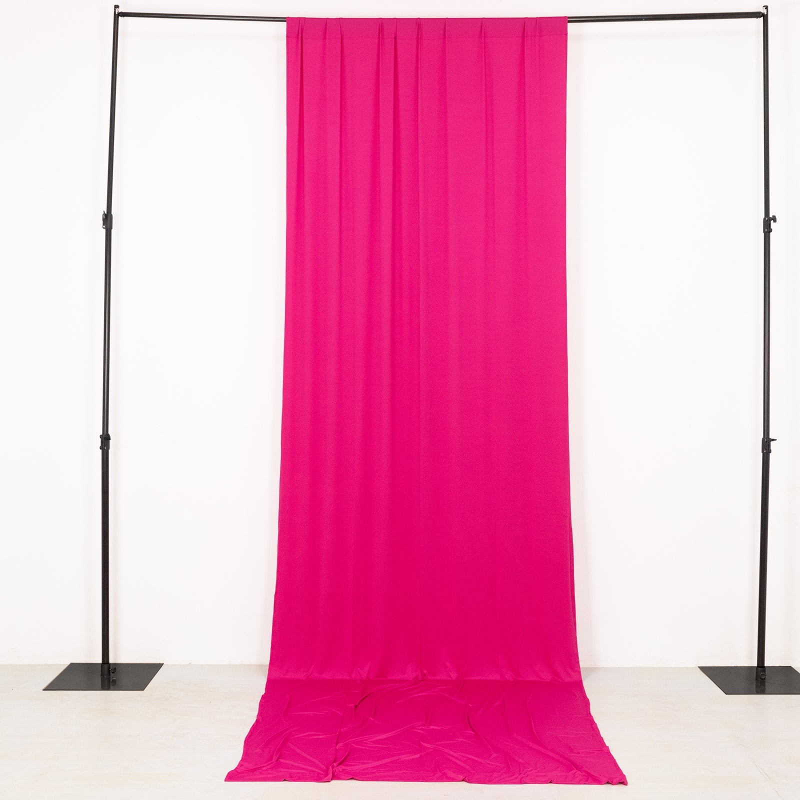 Efavormart Fuchsia 4-Way Stretch Spandex Drapery Panel with Rod Pockets ...
