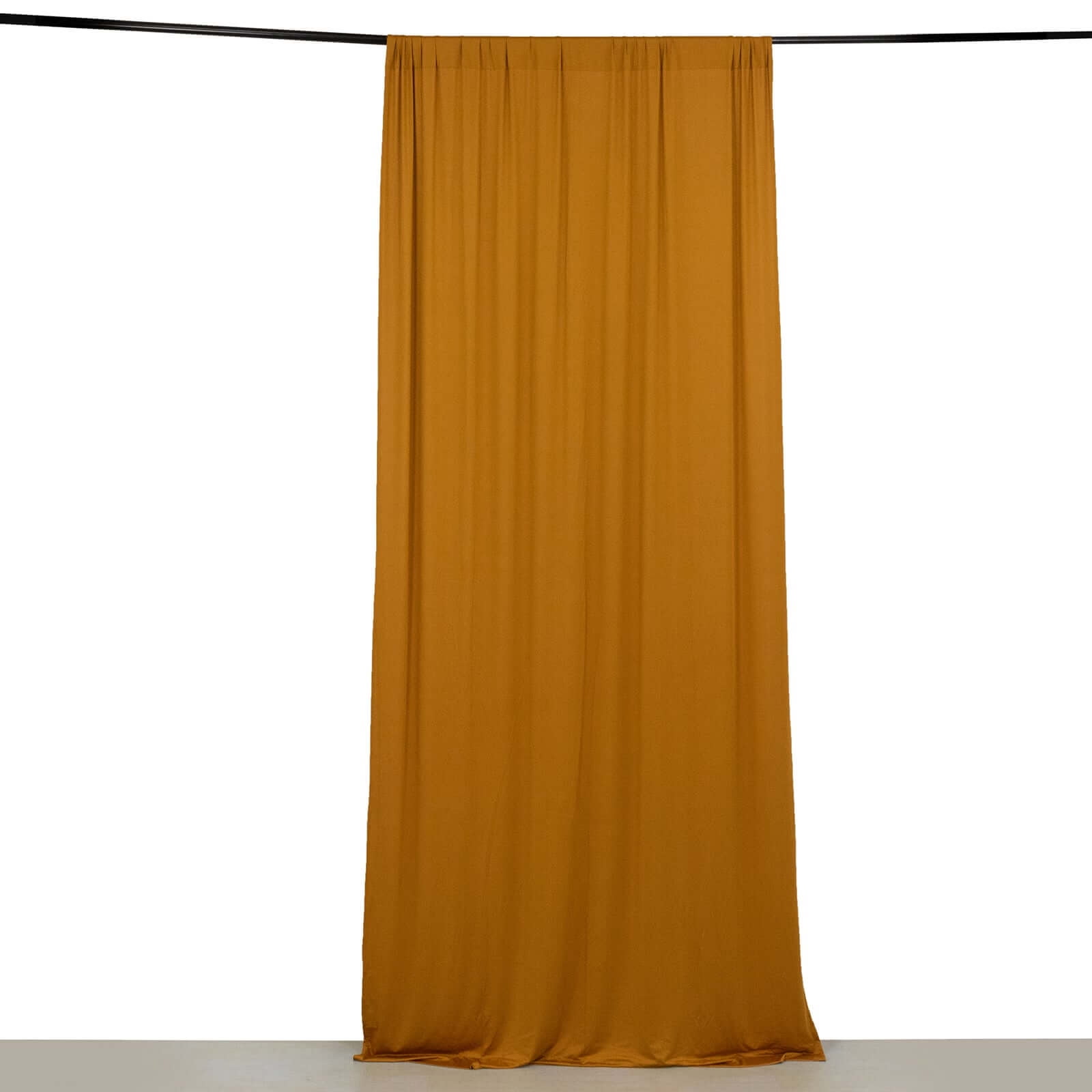 Efavormart Gold 4-Way Stretch Spandex Drapery Panel with Rod Pockets ...
