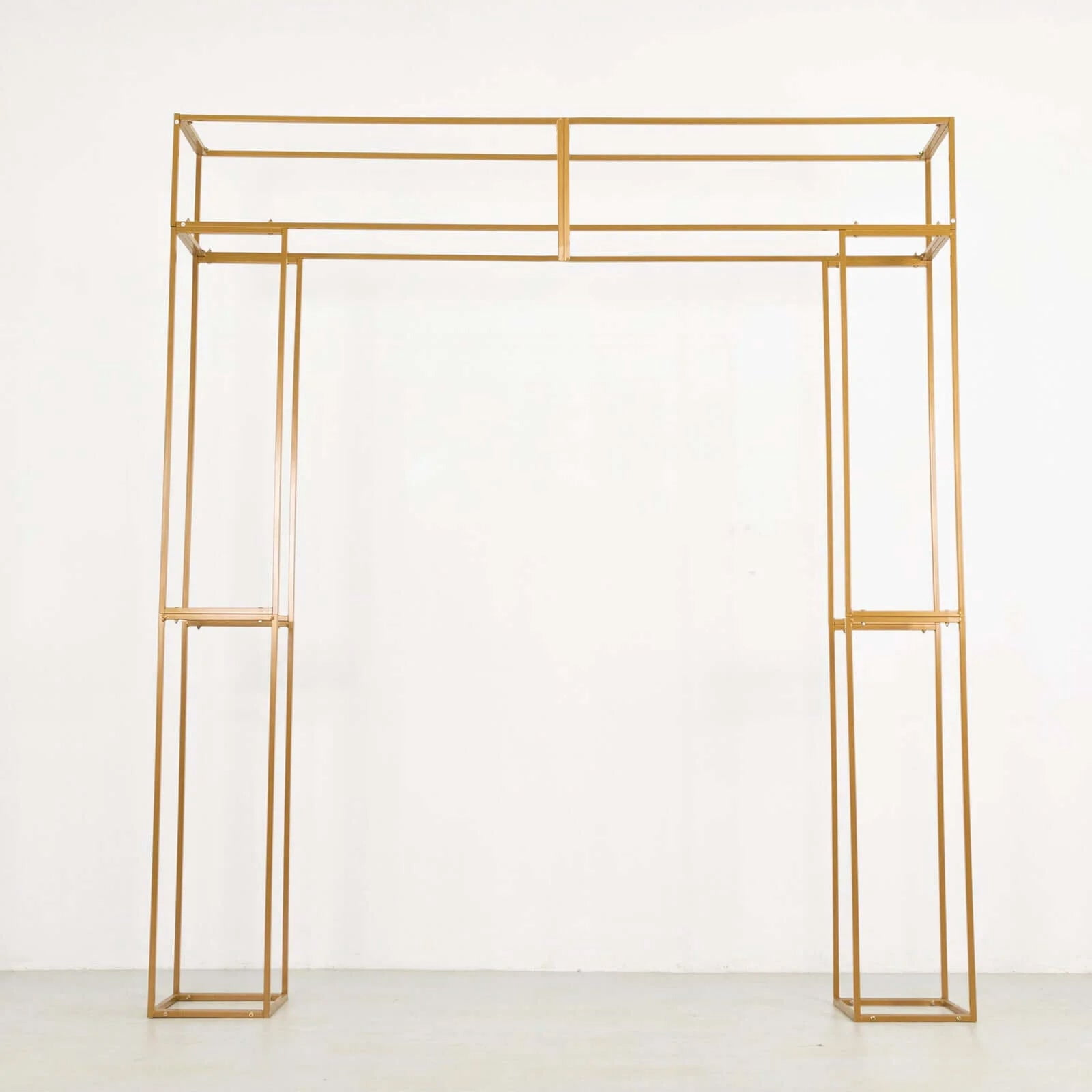 Efavormart Heavy Duty Gold Metal Rectangular Wedding Arch in Arc de ...