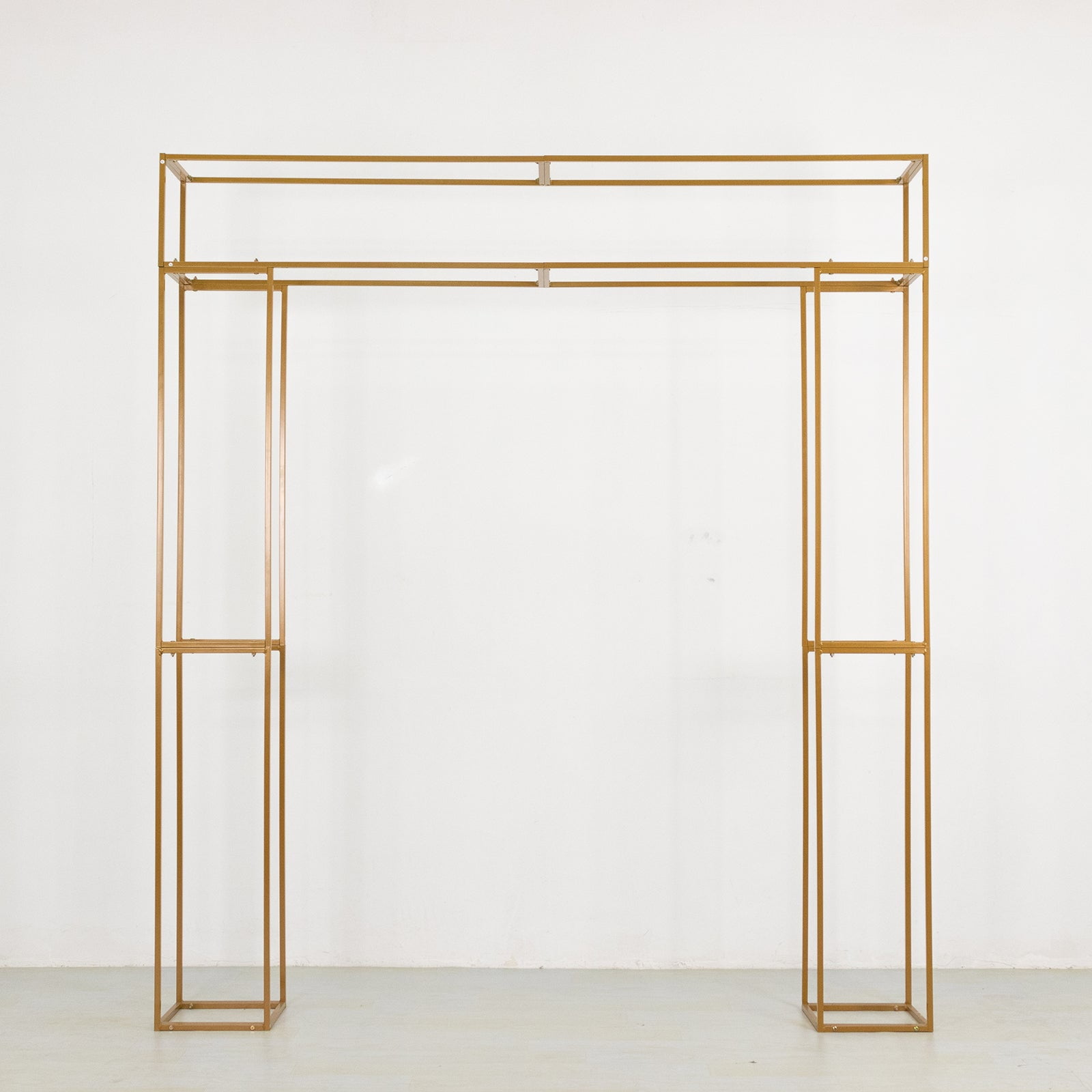 Efavormart Heavy Duty Gold Metal Rectangular Wedding Arch in Arc de ...