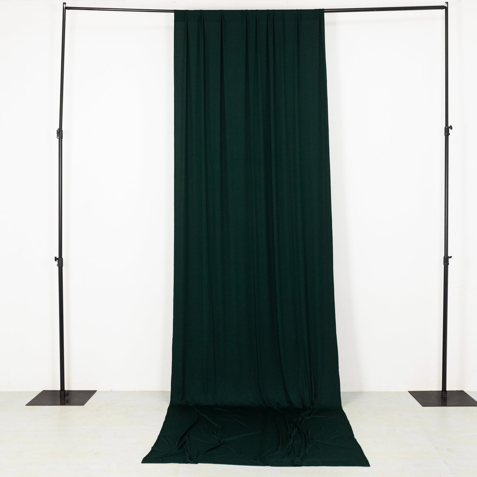 Efavormart Hunter Emerald Green 4-Way Stretch Spandex Drapery Panel ...