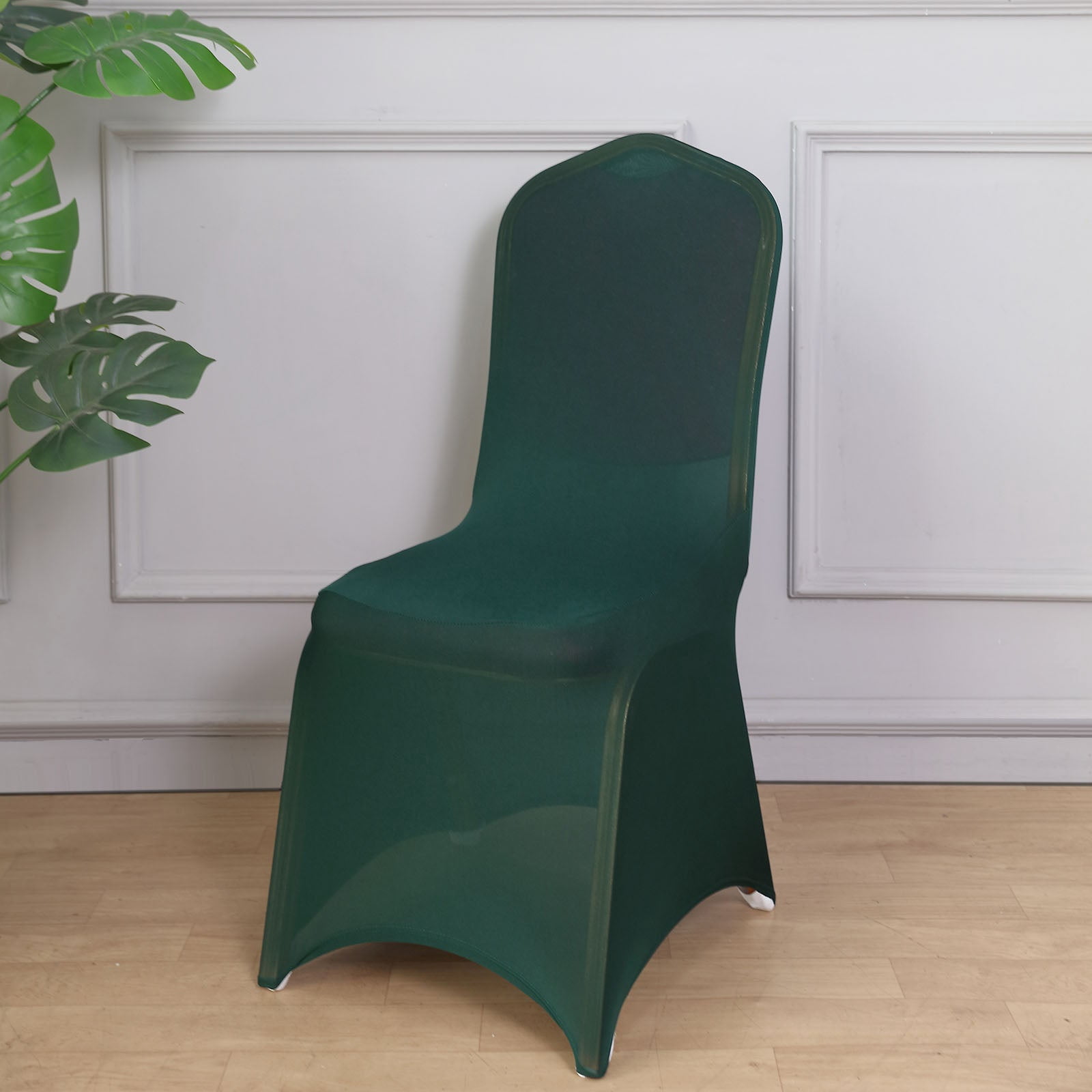 Efavormart 1 SET Hunter Green Stretchy Spandex Fitted Banquet Chair ...