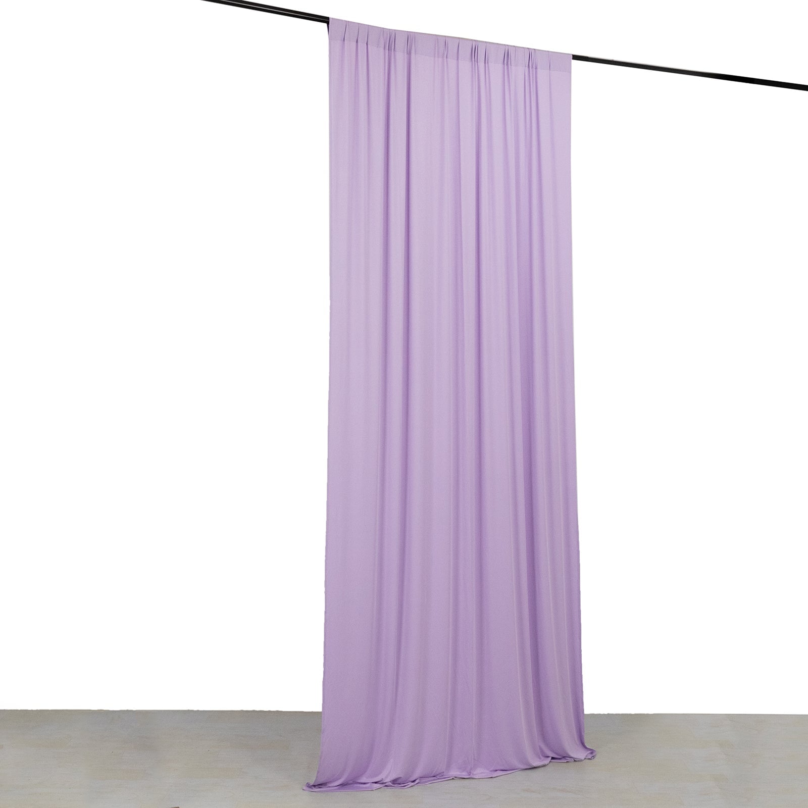 Efavormart Lavender 4-Way Stretch Spandex Drapery Panel with Rod ...