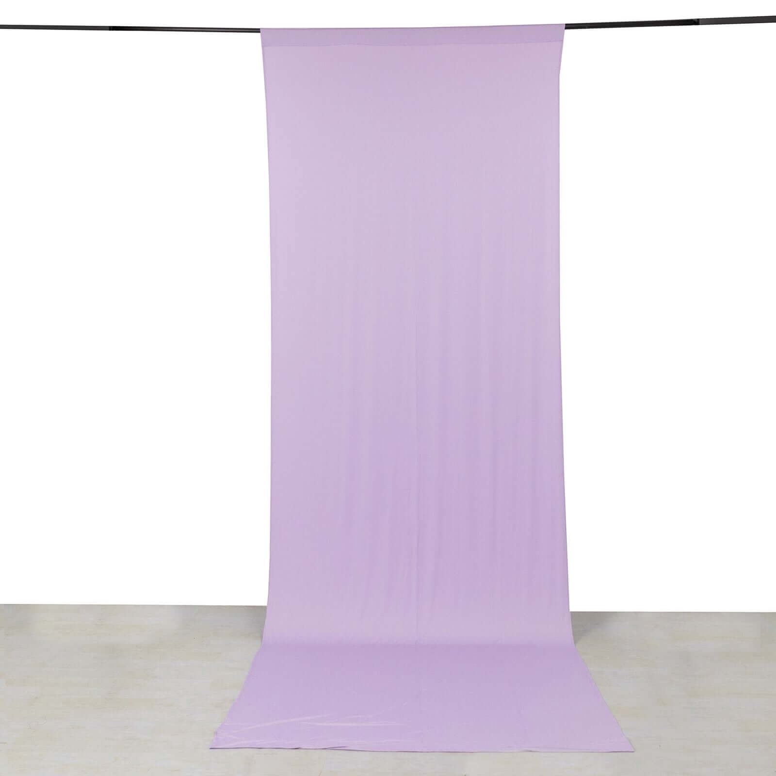 Efavormart Lavender 4-Way Stretch Spandex Drapery Panel with Rod ...