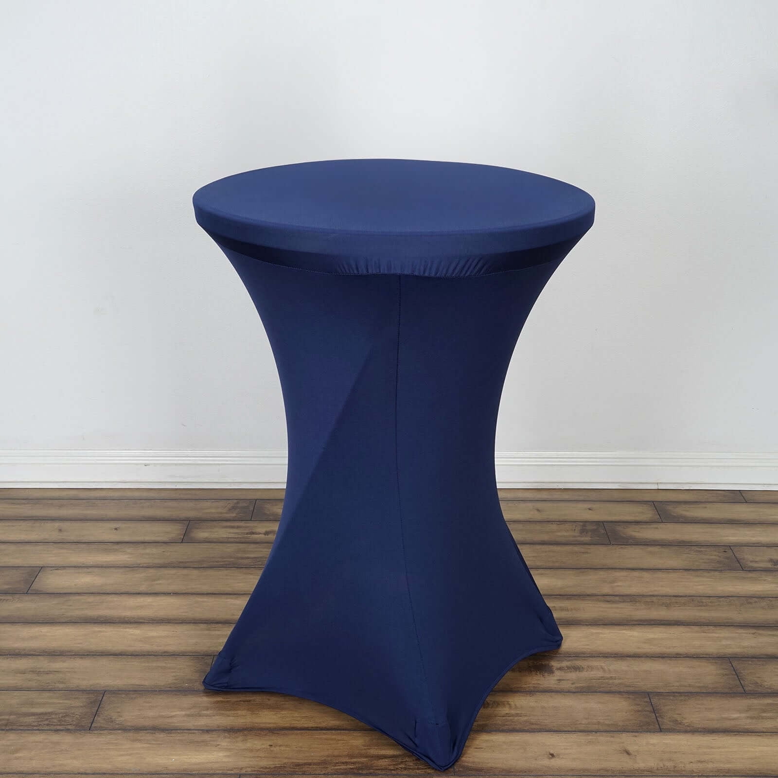 Efavormart Navy Blue Wholesale Stretchy Spandex Tablecover For Cocktail Table Wedding Party Bar ...