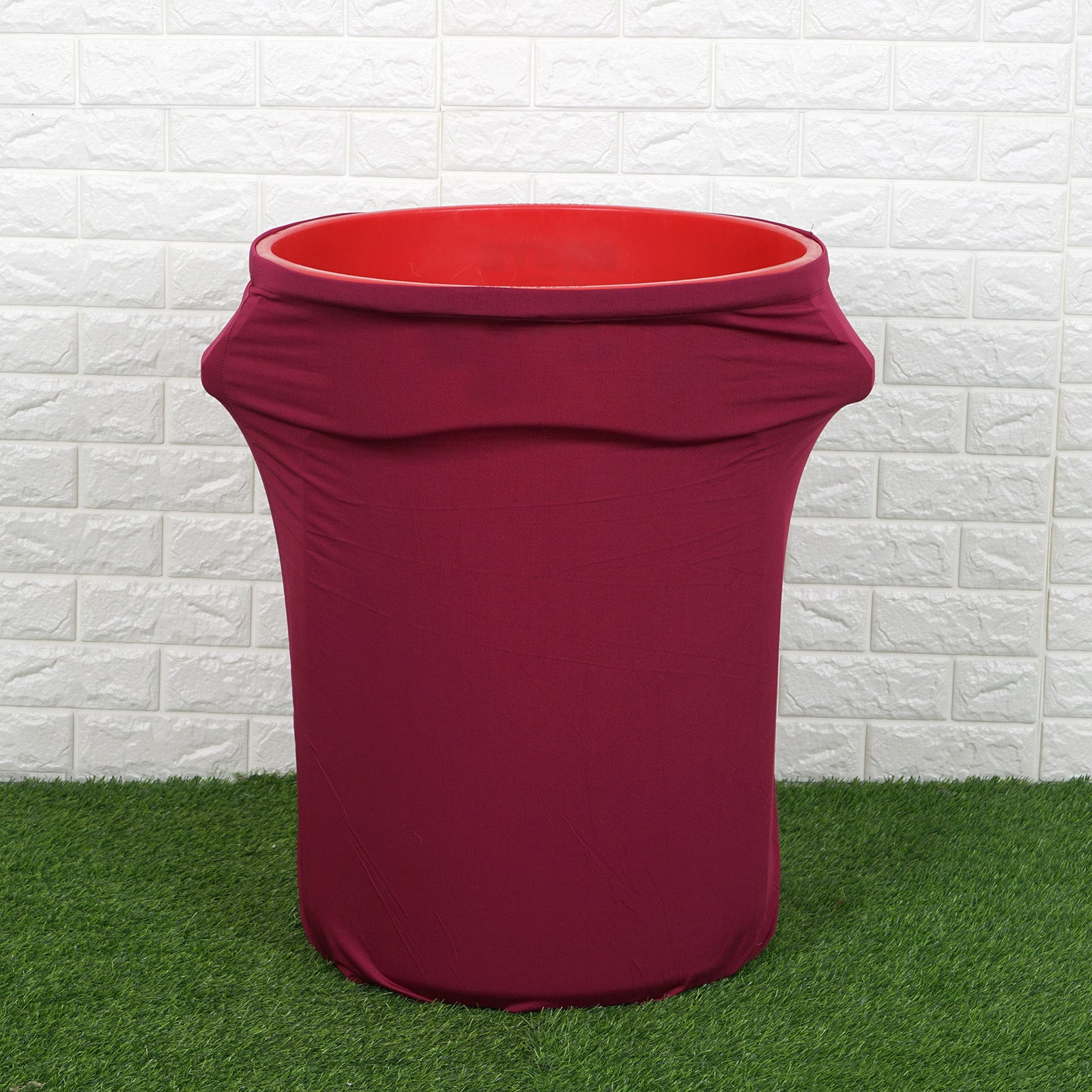 Efavormart New 41-50 Gallons Commercial grade Burgundy Stretch Spandex ...