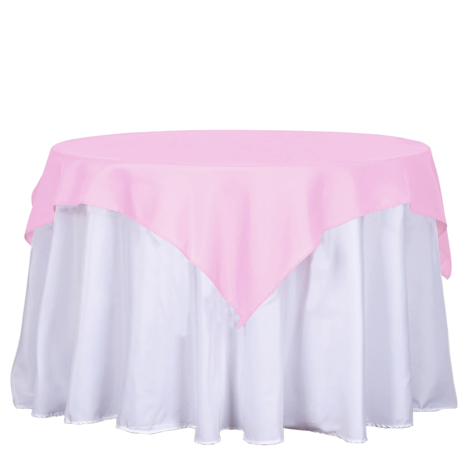 Efavormart Pack of 5 | 54x54" PINK Wholesale Linens Seamless Polyester ...