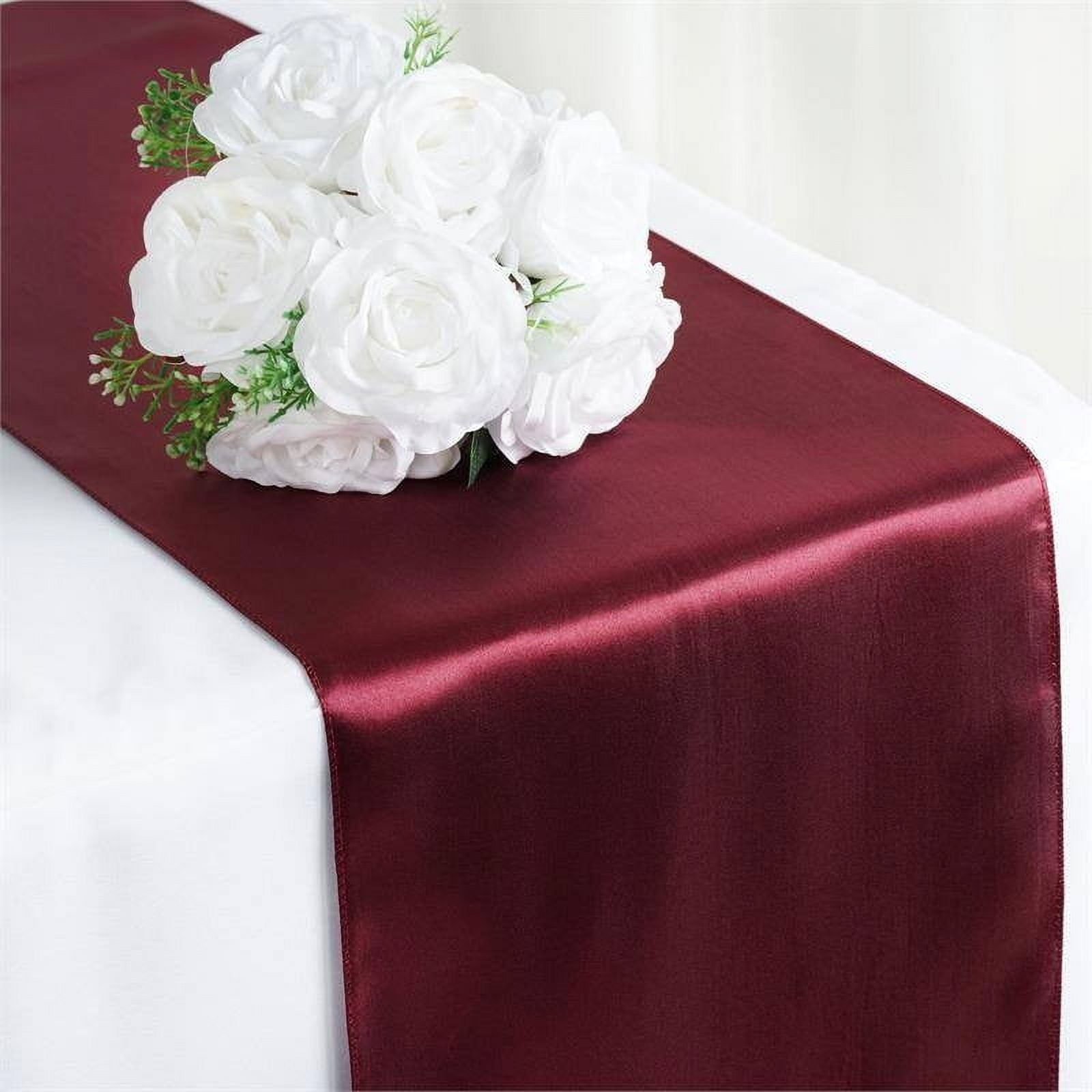 Efavormart Premium SATIN Table Top Runner For Weddings Birthday Party ...