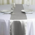 "Efavormart Silver Satin Table Runner - For Weddings, Parties, 12"" x ...