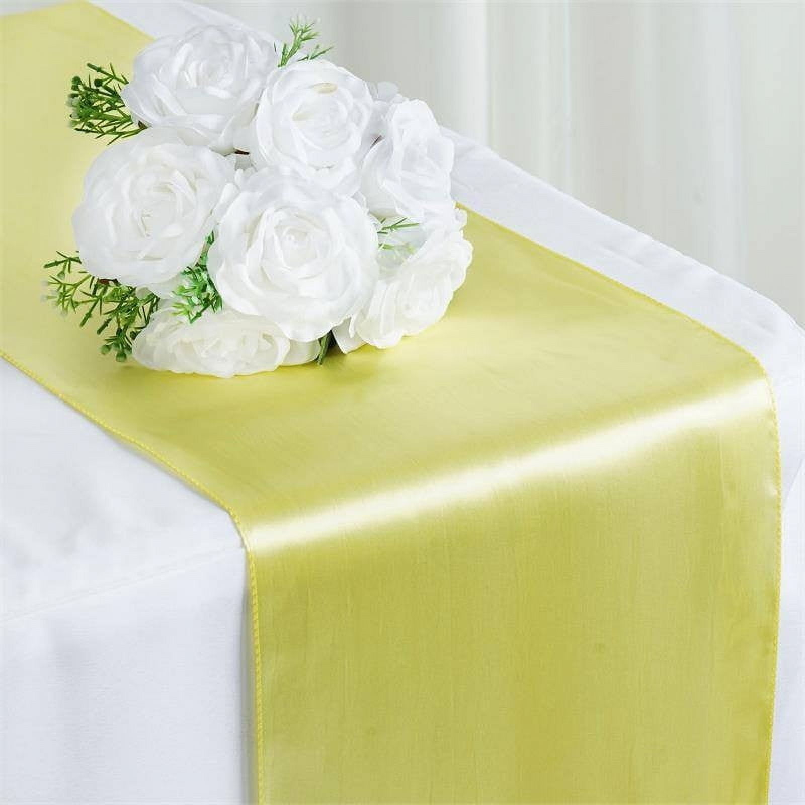 Efavormart Premium SATIN Table Top Runner For Weddings Birthday Party ...