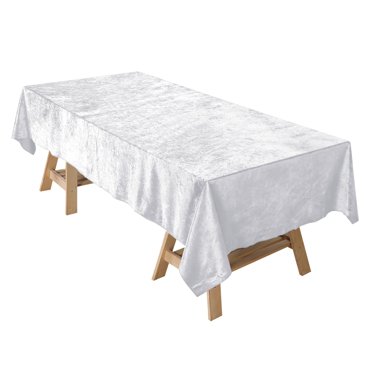 Elegant Velvet Lace Sheer Floral Deluxe Design Tablecloths - Taupe, 70 ...
