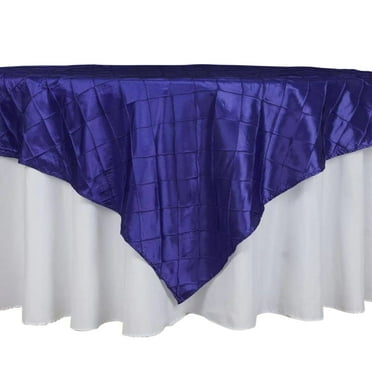 Efavormart 60" SATIN Square Tablecloth Overlay For Wedding Catering ...