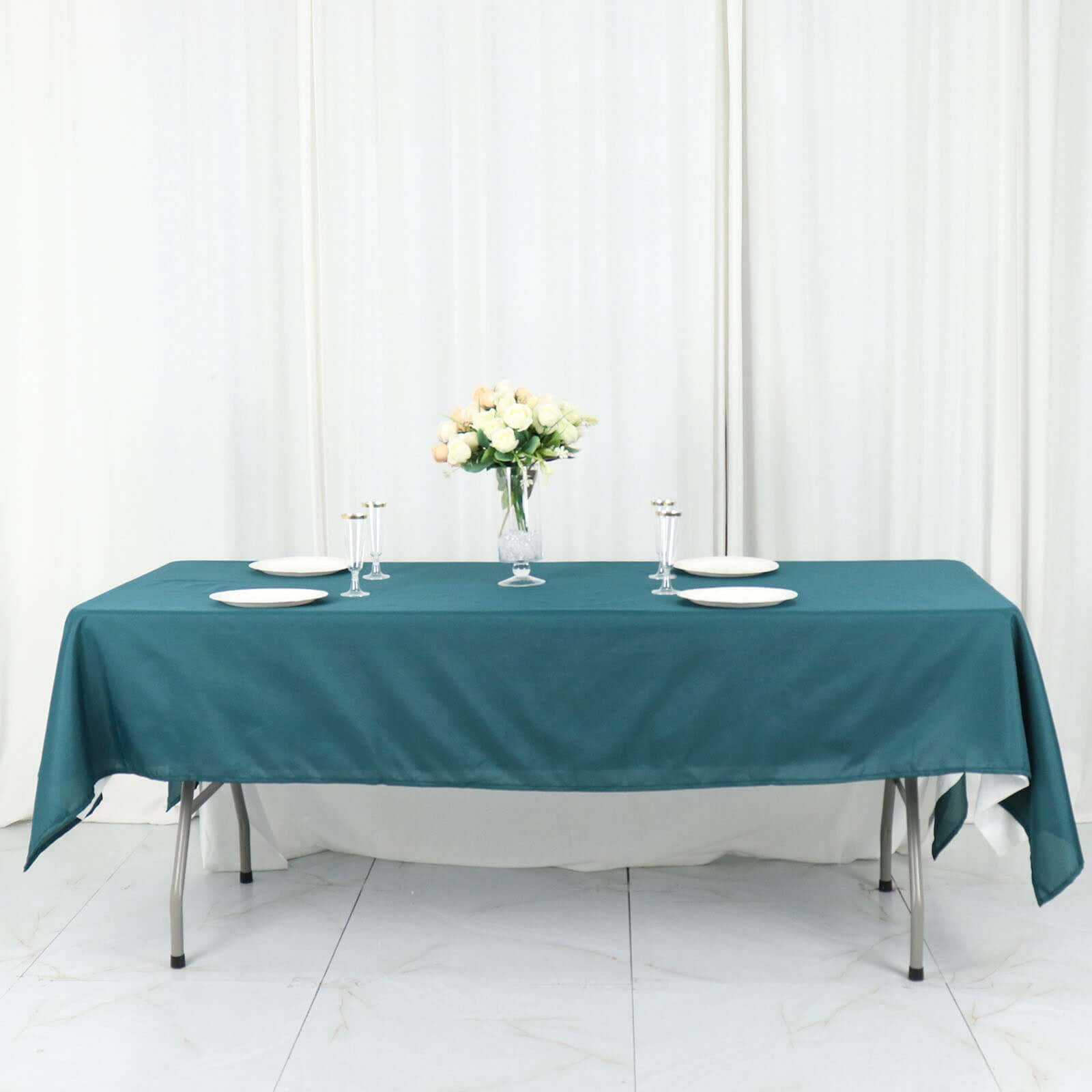 Efavormart Rectangle Tablecloth, 60"x102" Stain & Wrinkle Resistant ...