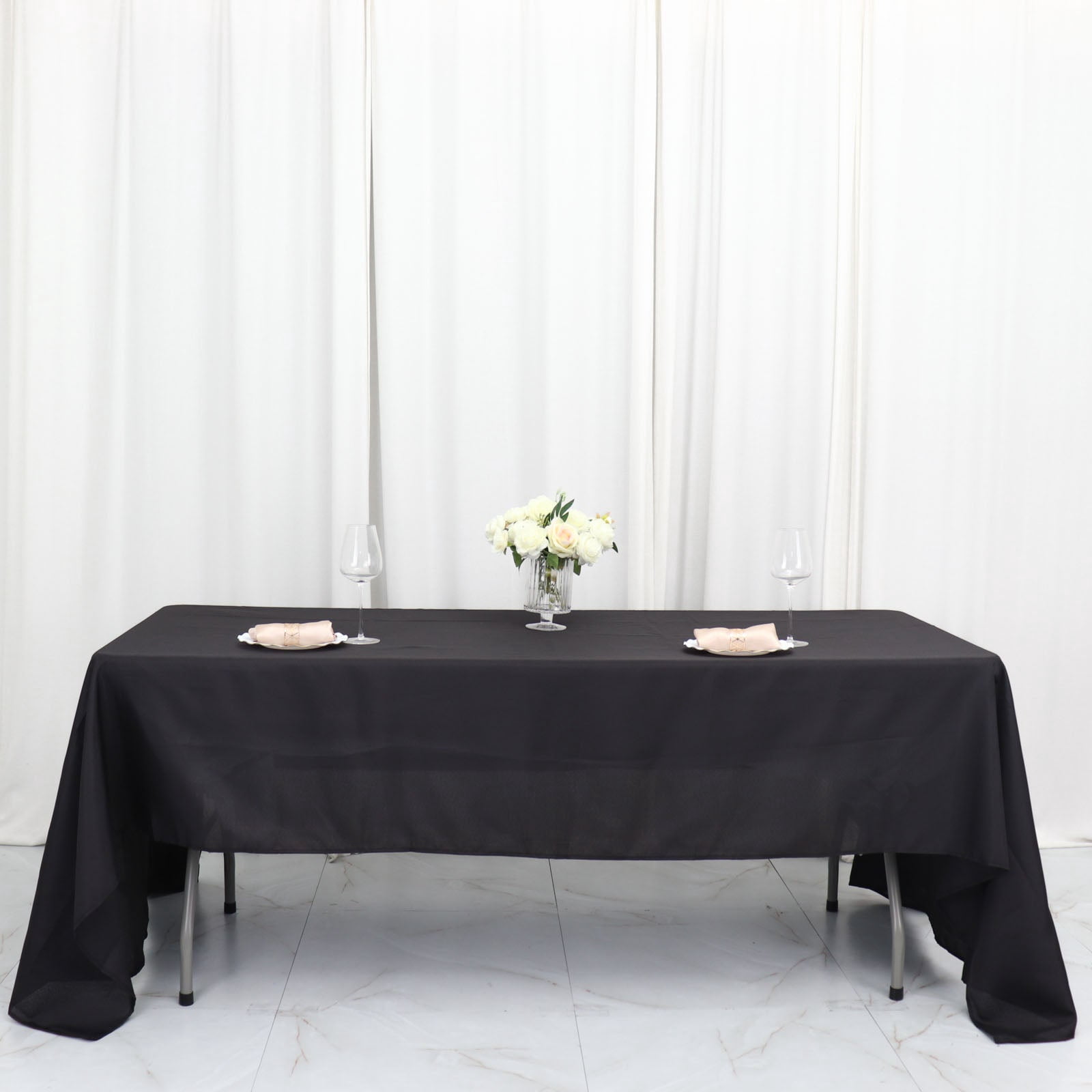 Efavormart Rectangle Tablecloth, 60"x126" Stain & Wrinkle Resistant ...