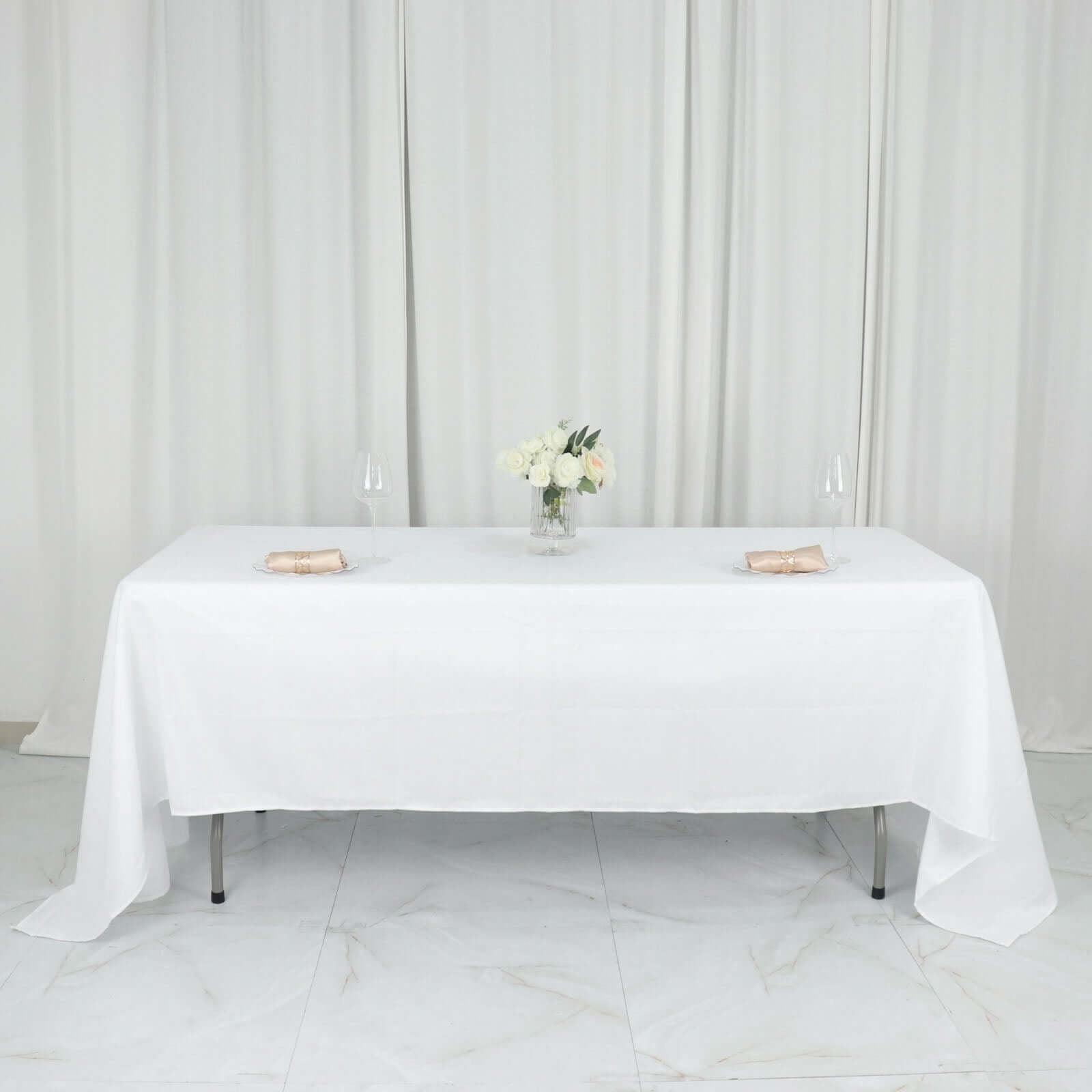 Efavormart Rectangle Tablecloth, 60"x126" Stain & Wrinkle Resistant ...
