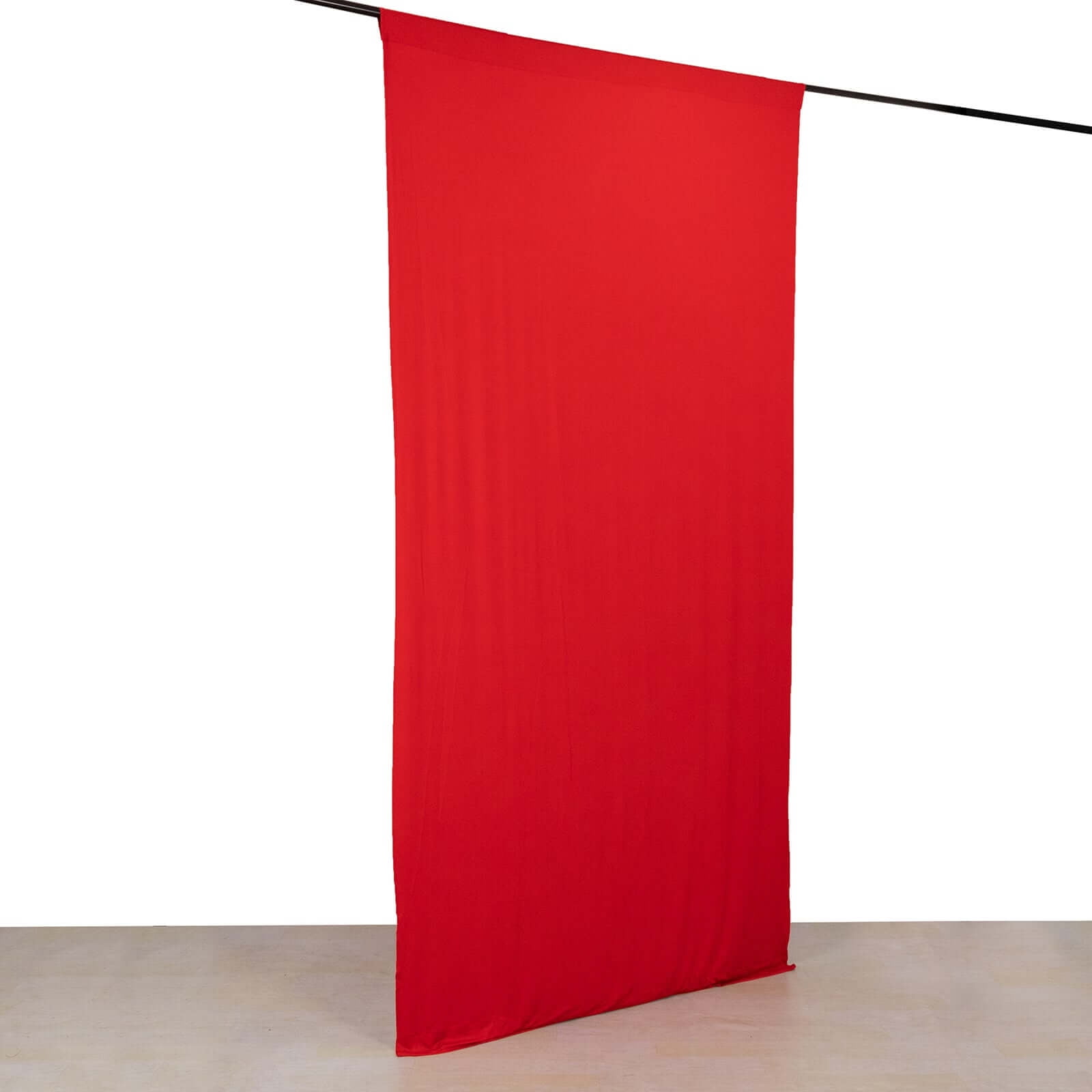 Efavormart Red 4-Way Stretch Spandex Drapery Panel with Rod Pockets ...