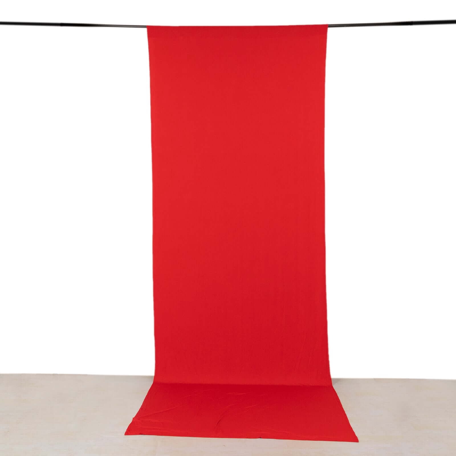Efavormart Red 4-Way Stretch Spandex Drapery Panel with Rod Pockets ...