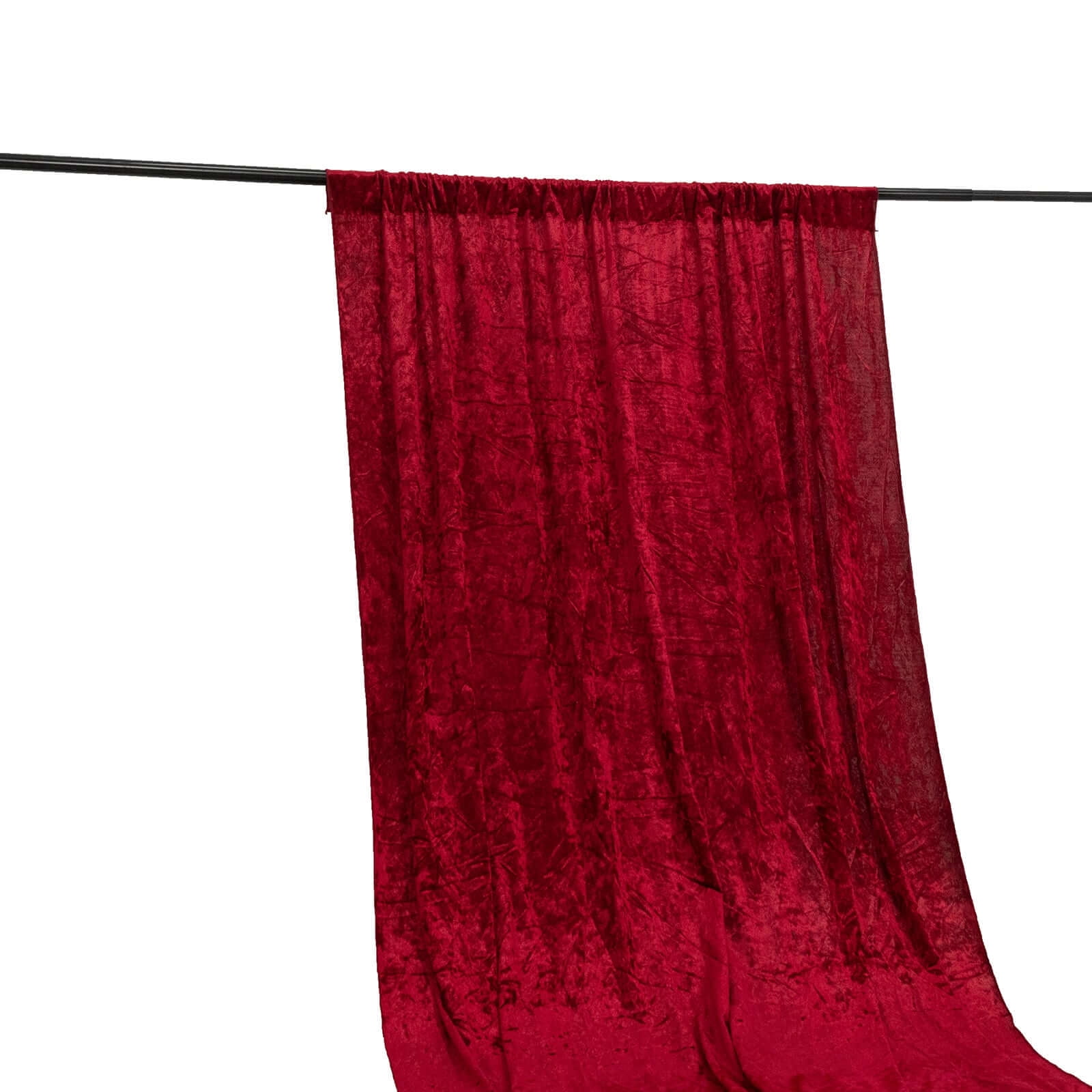Efavormart Red Premium Smooth Velvet Divider Backdrop Curtain Panel ...