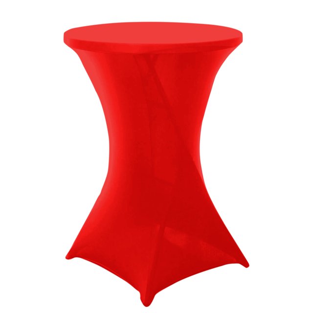 Efavormart Red Wholesale Stretchy Spandex Tablecover For Cocktail Table ...