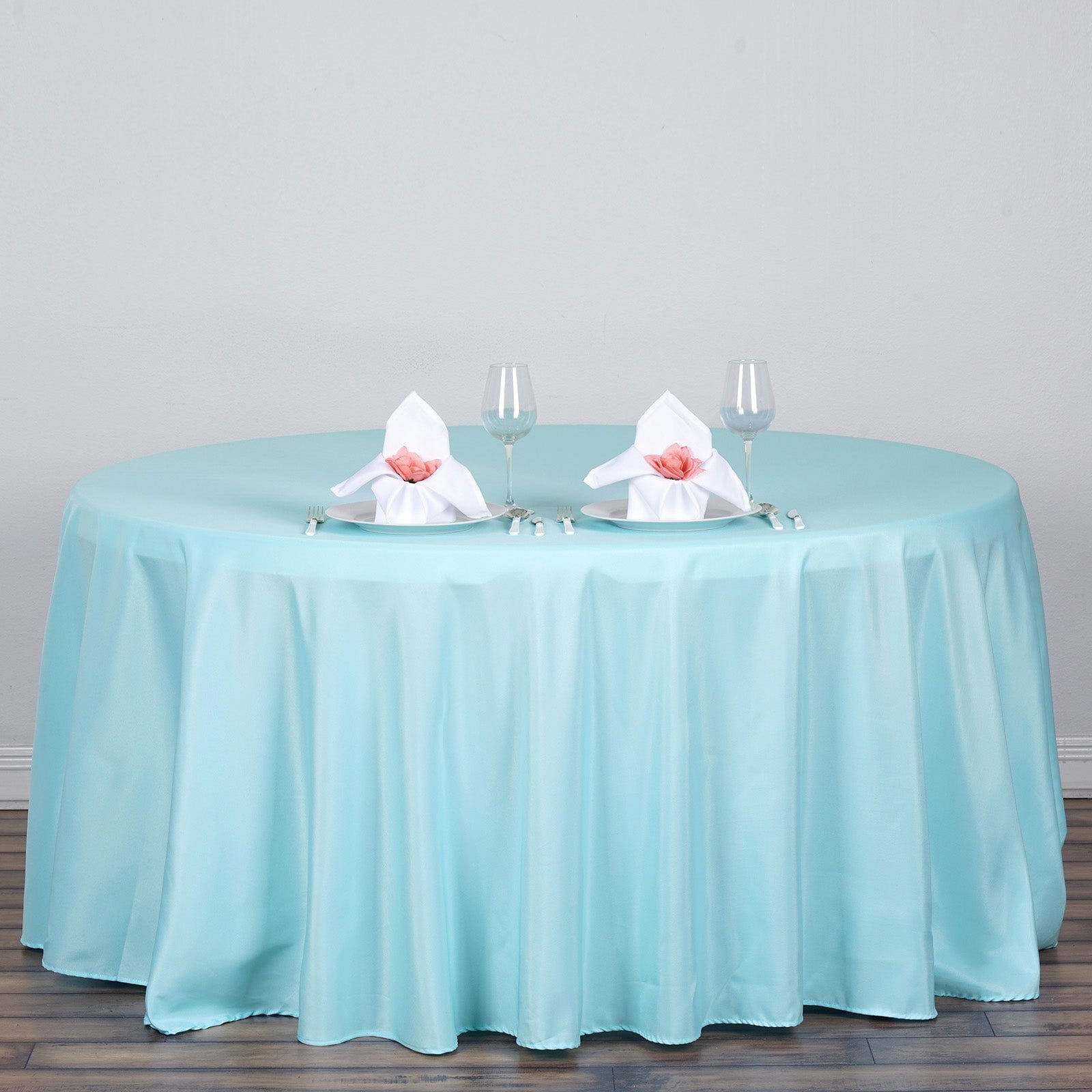 Efavormart Round Tablecloth, 120 Inch Stain & Wrinkle Resistant ...