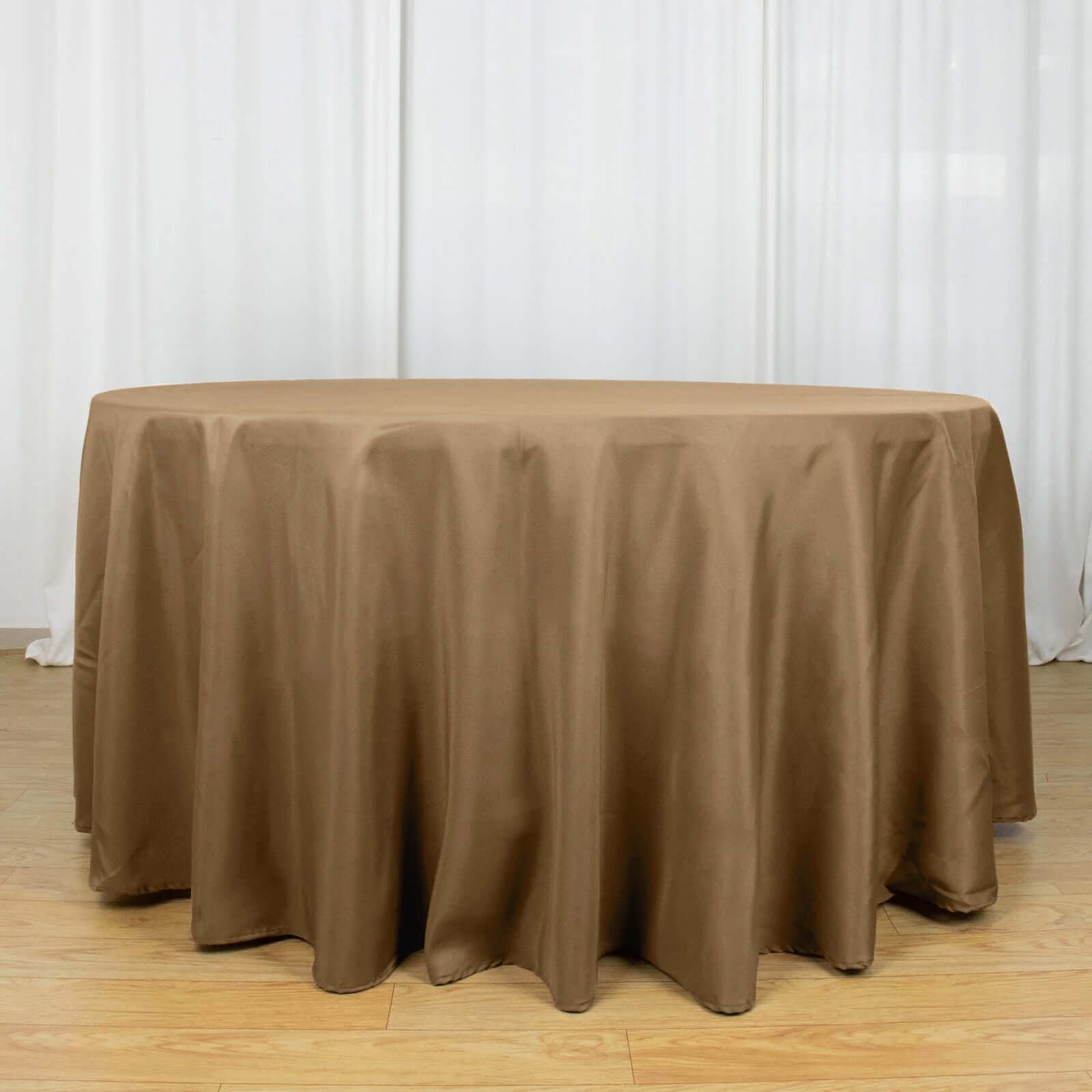 Efavormart Round Tablecloth, 120 Inch Stain & Wrinkle Resistant ...