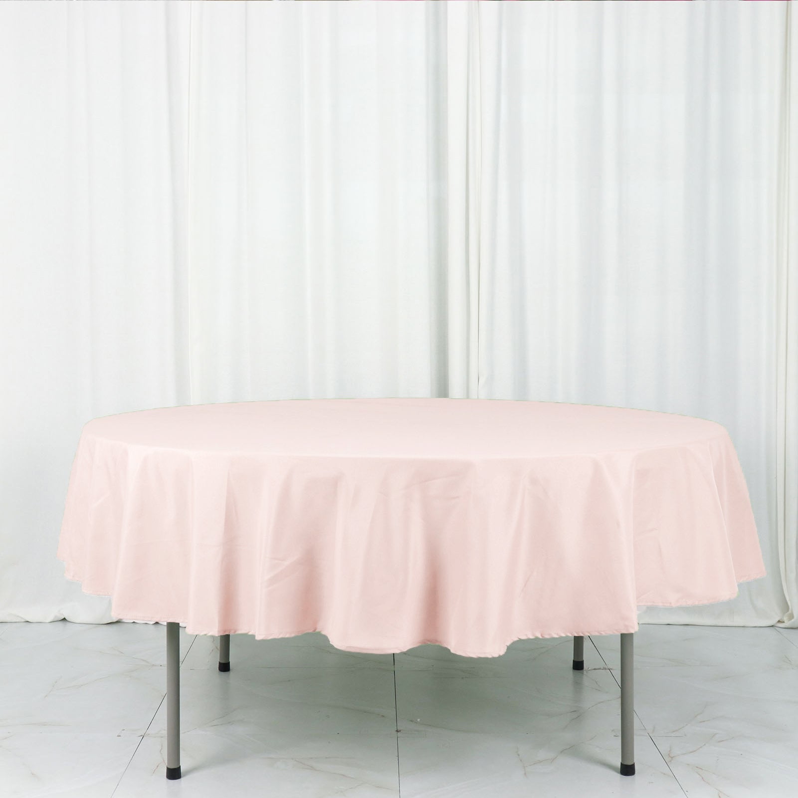 Efavormart Round Tablecloth, 90 Inch Stain & Wrinkle Resistant Washable ...