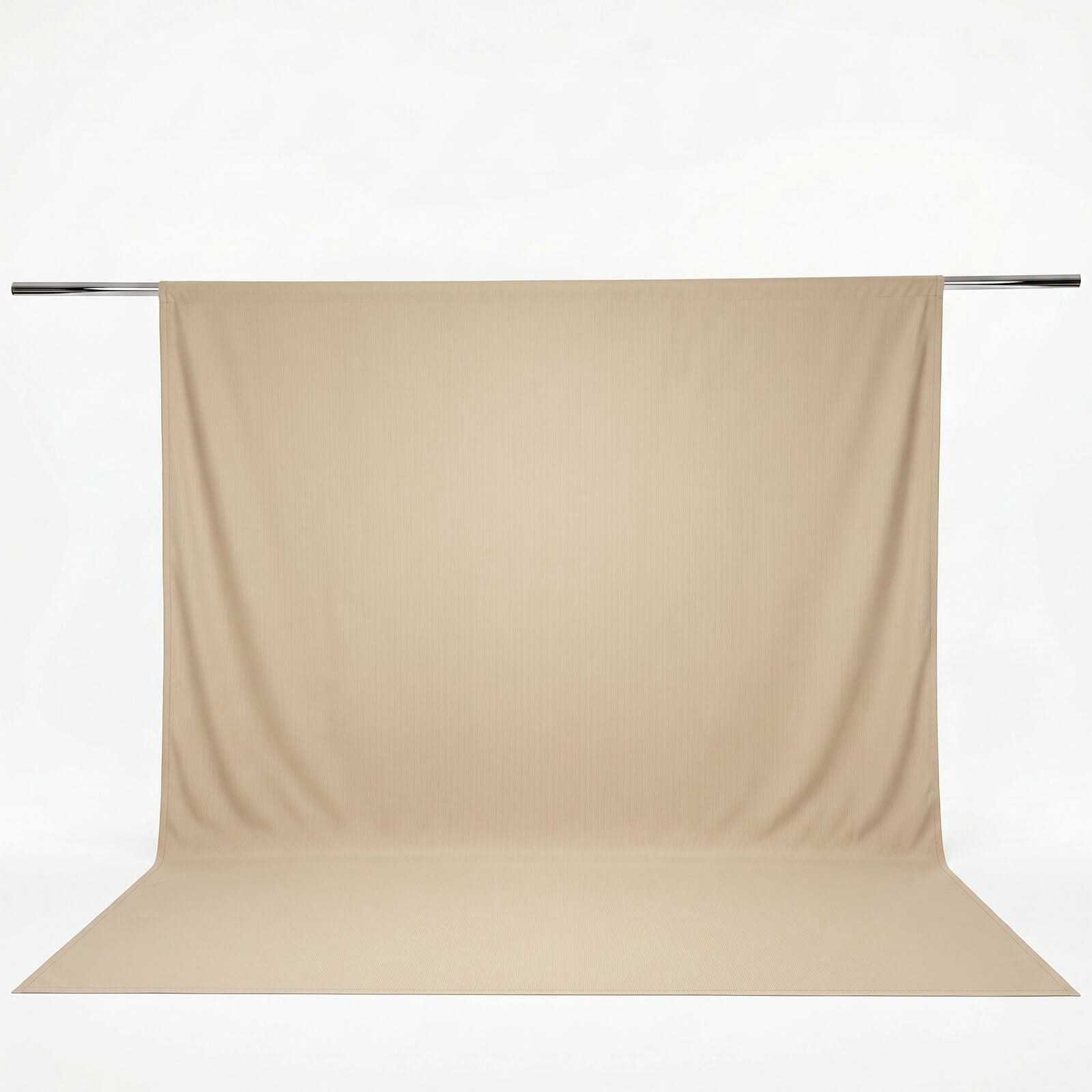 Efavormart Scuba Polyester Backdrop Curtain Beige 10ftx12ft Durable ...