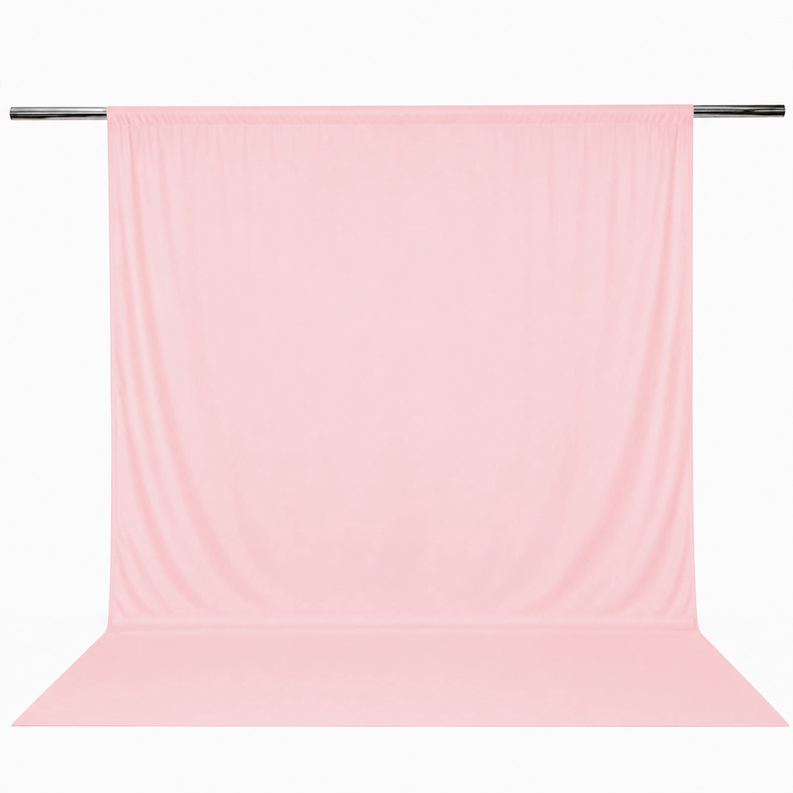 Efavormart Scuba Polyester Backdrop Curtain Blush 10ftx12ft Durable ...