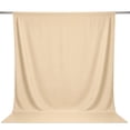 Efavormart Scuba Polyester Backdrop Curtain Champagne 10ftx10ft Durable ...