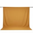 Efavormart Scuba Polyester Backdrop Curtain Gold 10ftx10ft Durable ...