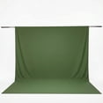 Efavormart Scuba Polyester Backdrop Curtain Olive Green 10ftx12ft ...
