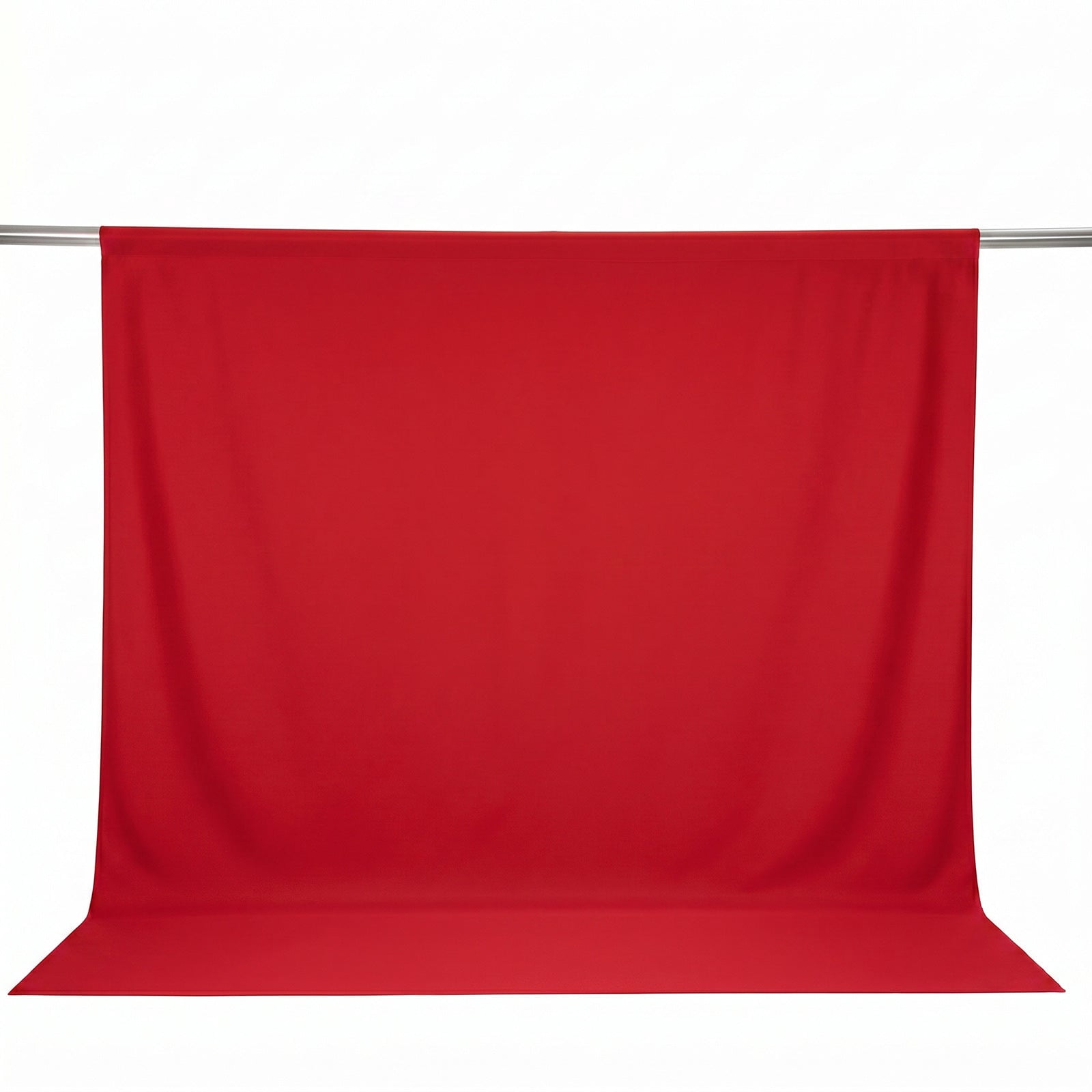 Efavormart Scuba Polyester Backdrop Curtain Red 10ftx10ft Durable Flame ...