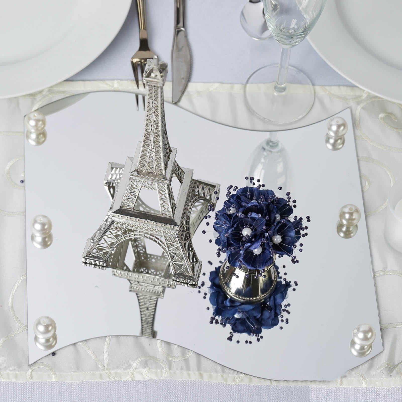 Efavormart Wave Glass Mirror Wedding Party Table Decorations ...