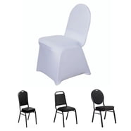Efavormart 10 Pack Black Spandex Folding Slip On Chair Covers, Stretch ...