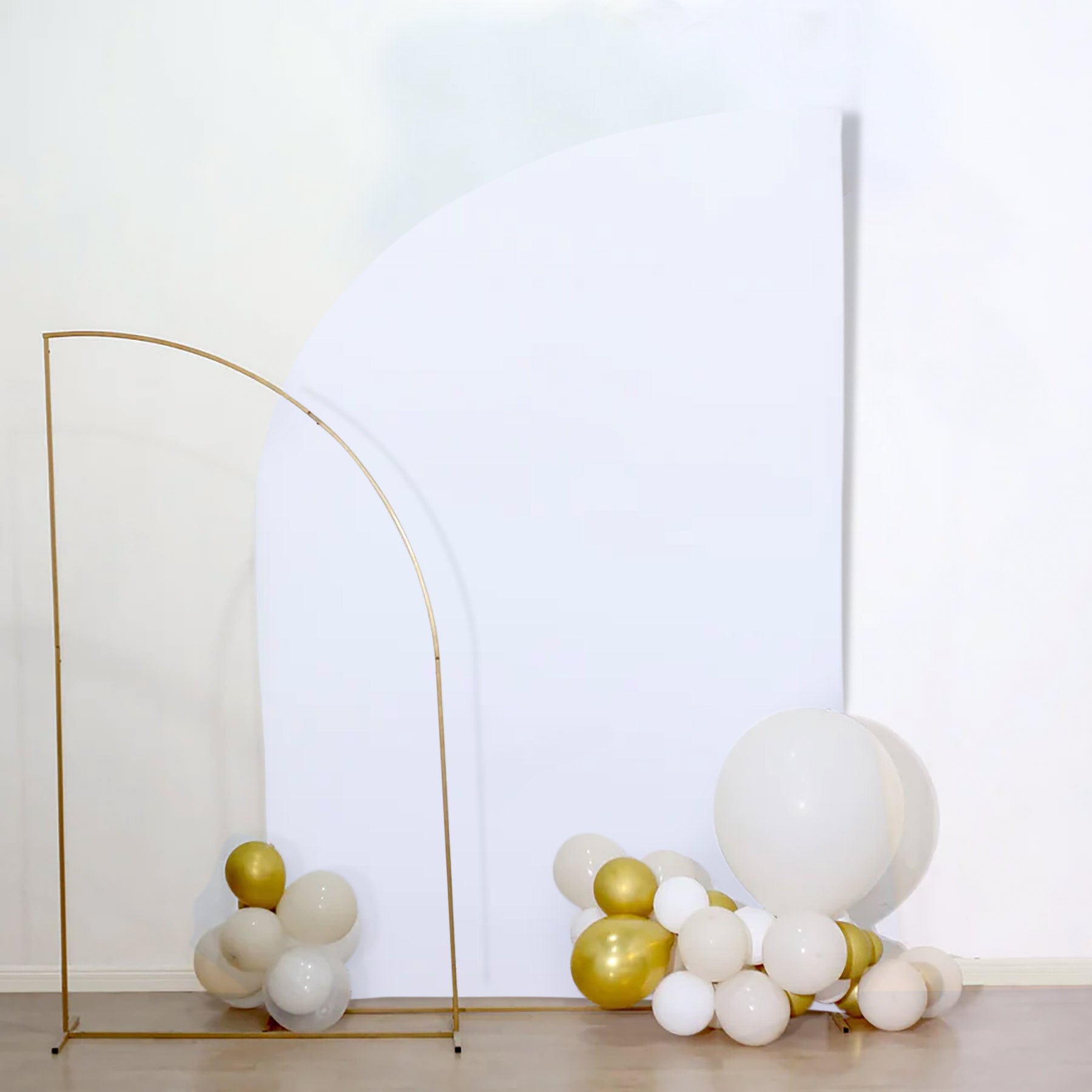 Efavormart White Spandex Fitted Chiara Backdrop Stand Cover For Half ...