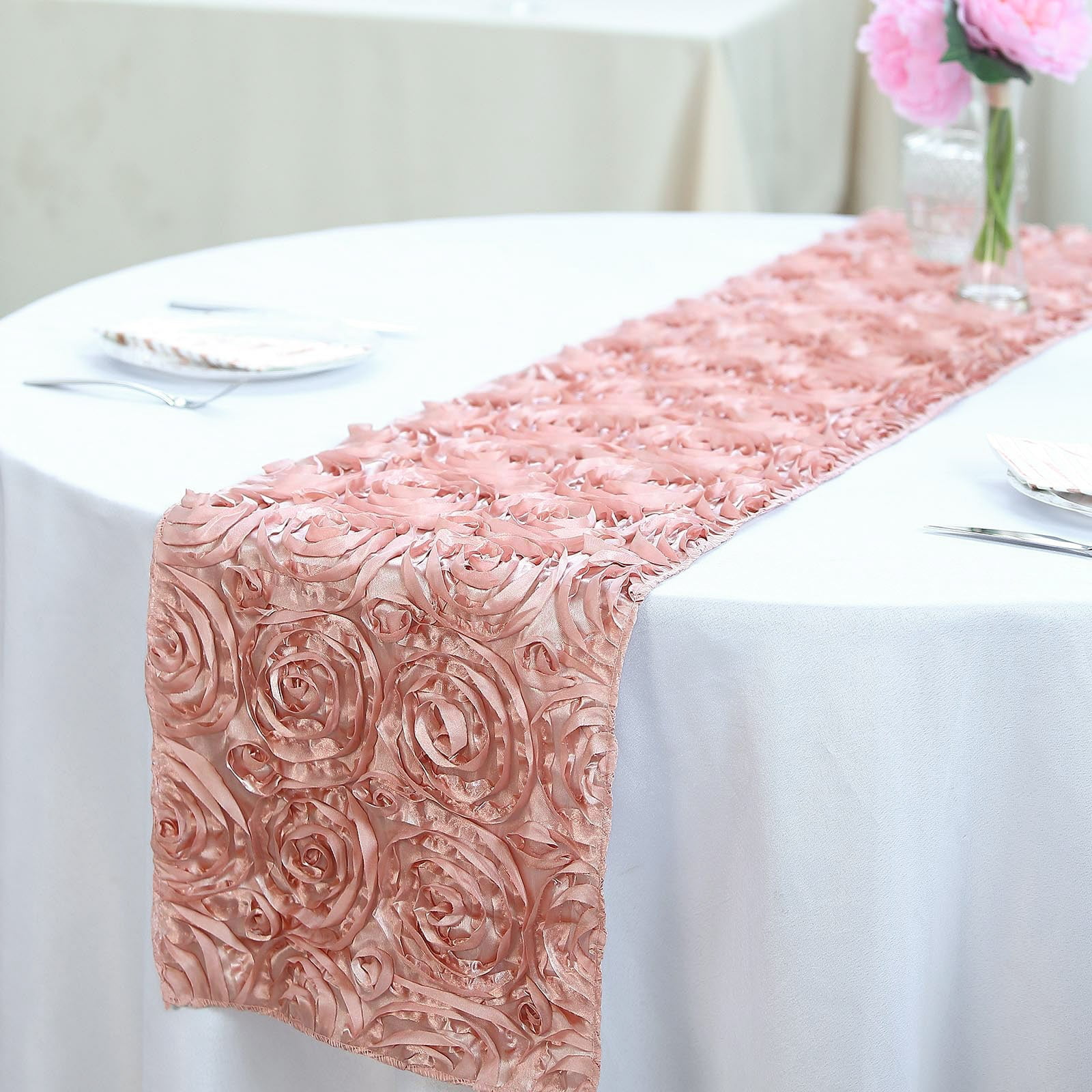 Efavormart Wonderland Rosette Premium Table Runners For Weddings Party ...
