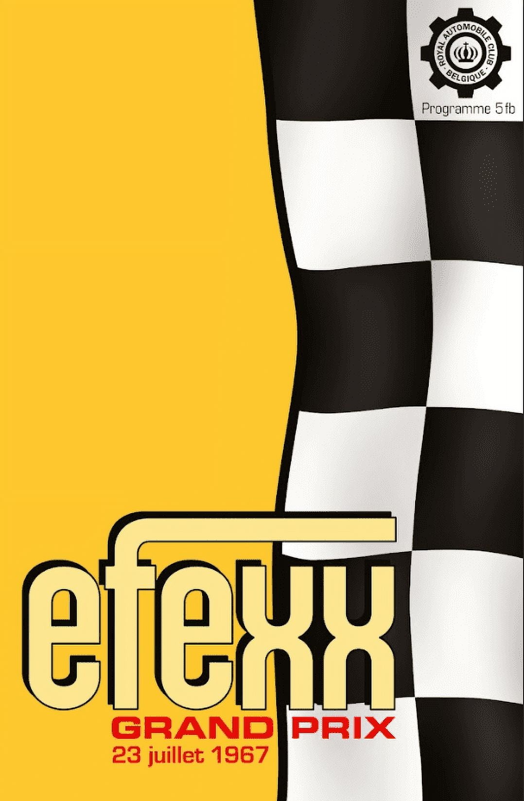 Efexx Grand Prix 1967 Car Racing Poster - Historic Motorsport Event, Classic - Walmart.com