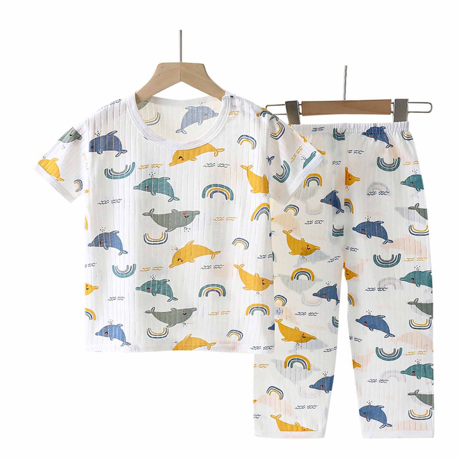 ATOGUTA Toddler Boys Clothes Top and Pants Pajama Sets for Boys Girls ...