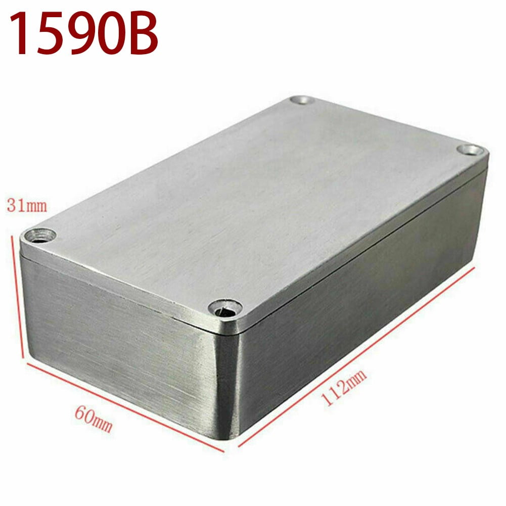 Effect Aluminum Box Metal Electric Case Instrument Silver Enclosure ...