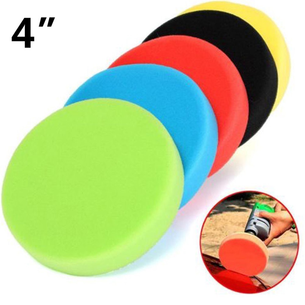 Effective 5x Flat Car Polishing Foam Buffing Sponge Pad Kit for Car ...
