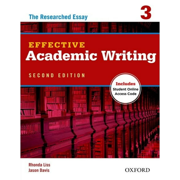 Effective Academic Writing 2e Student Book 3, (Paperback) - Walmart.com